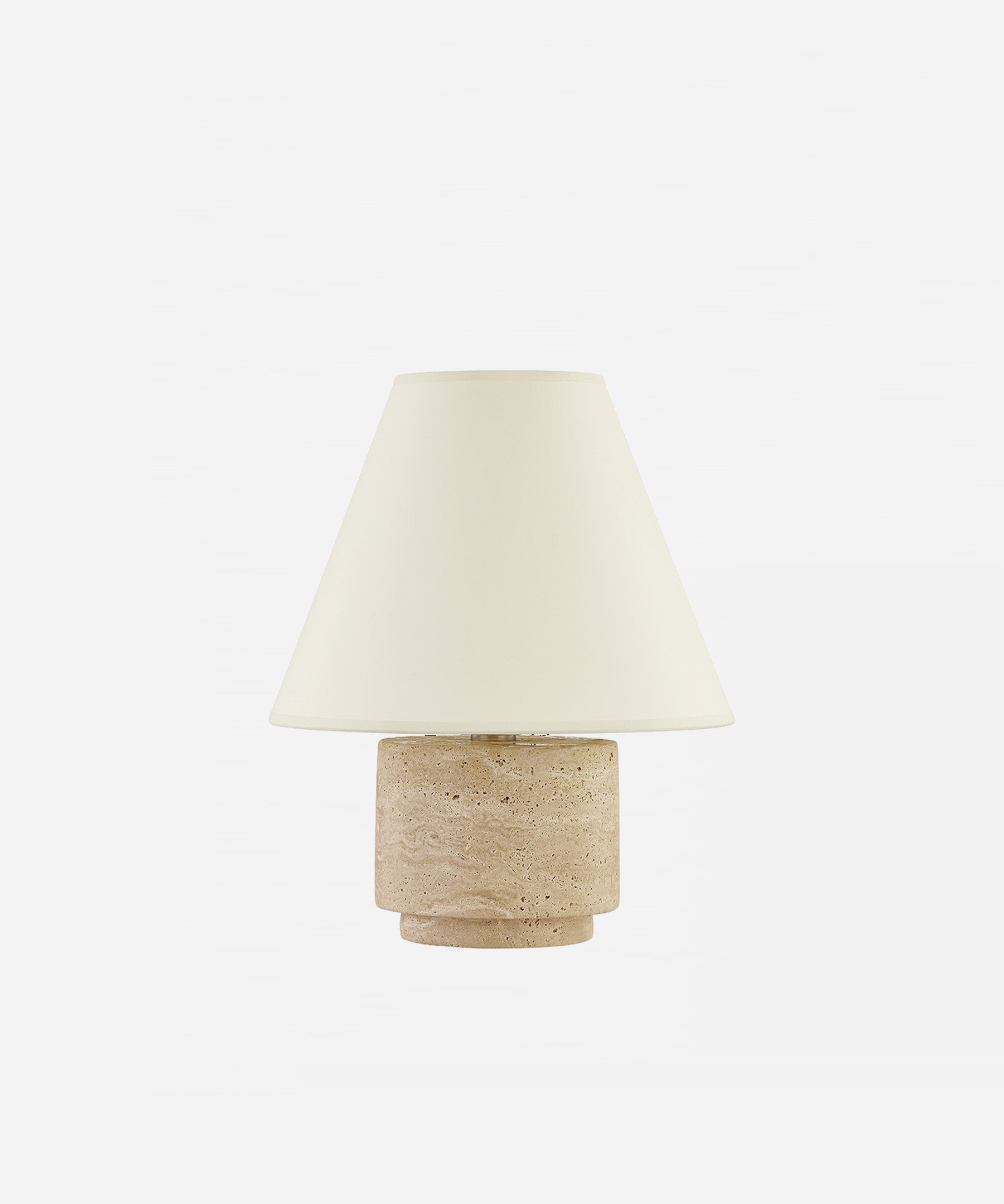 Travertine Table Lamp – Label C